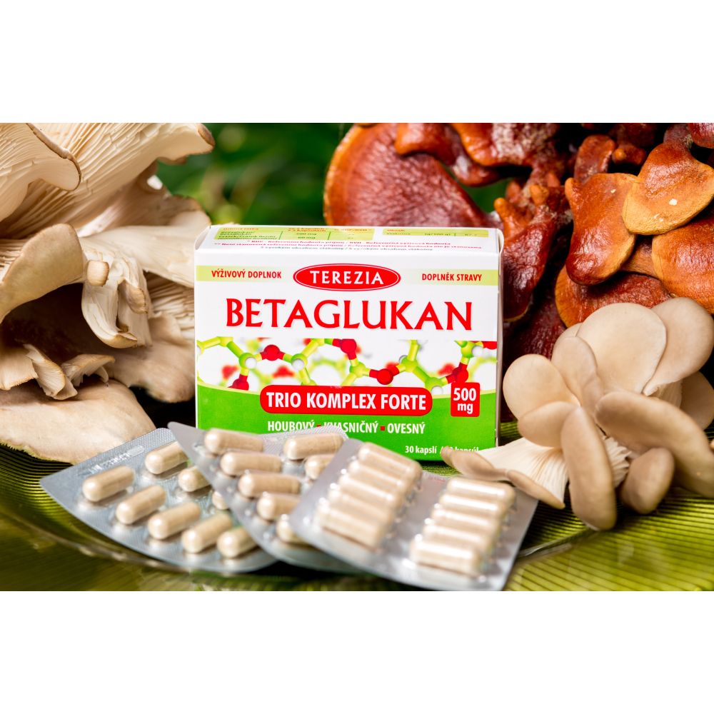 BETAGLUKAN Trio Komplex Forte 500 mg | Terezia.sk | Výživové doplnky z ...