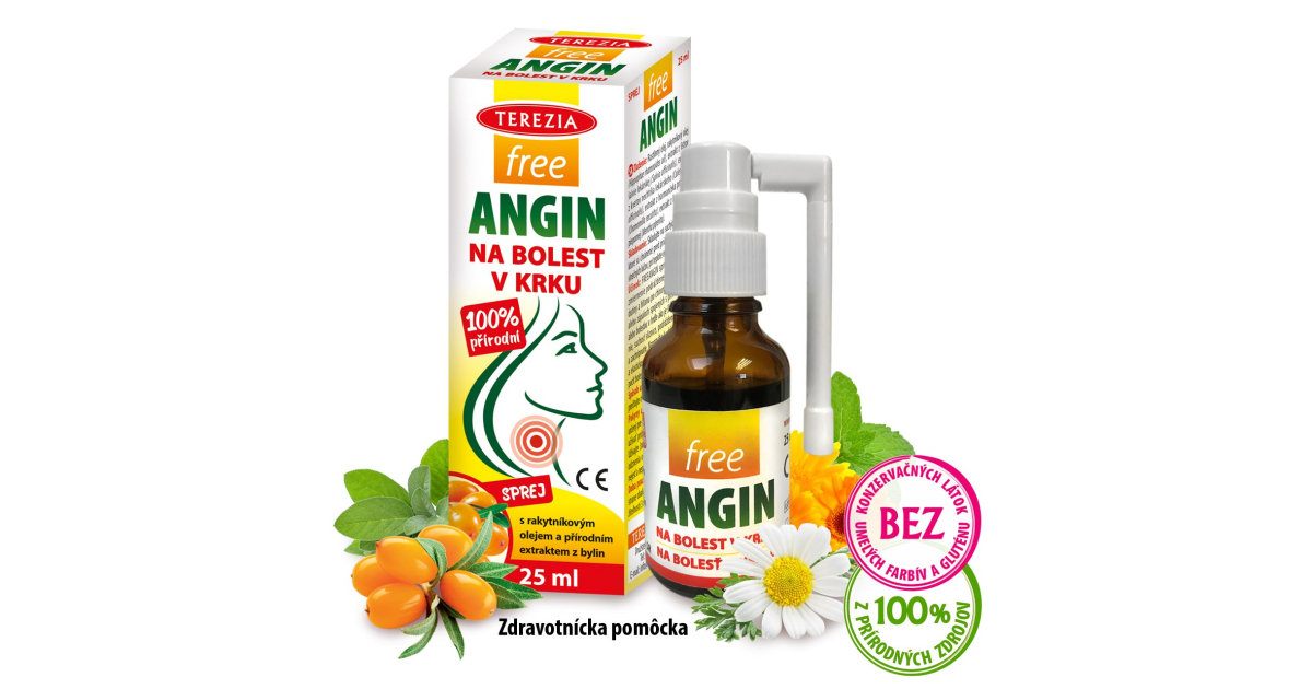 freeANGIN sprej na bolesť hrdla | Terezia.sk | Výživové doplnky z ...
